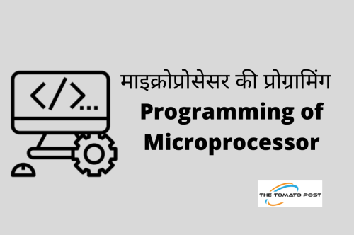 माइक्रोप्रोसेसर की प्रोग्रामिंग | Programming of Microprocessor ...